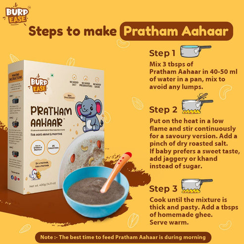 Pratham Aahaar Combo Pack (400gms + 400gms) | The Burpease