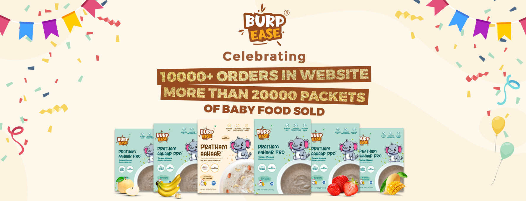 Natural & Healthy Baby Food | No Preservatives | The Burpease